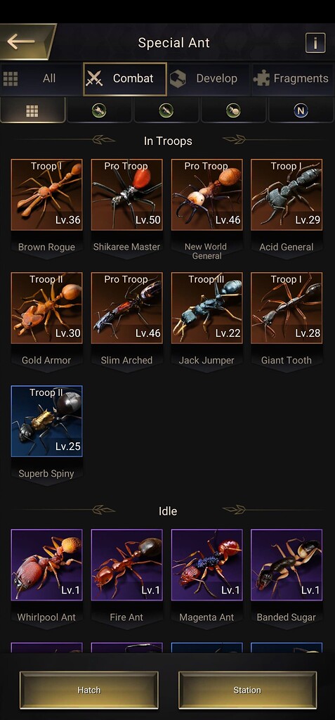 Lineup suggestion? - Questions and Answers - The Ants: Underground Kingdom