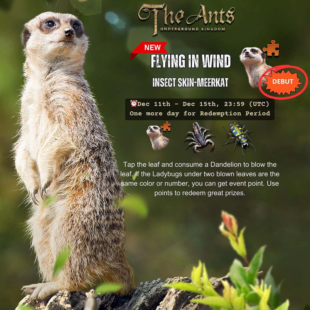 New Insect Skin-Meerkat is available for a limited time! - News and ...