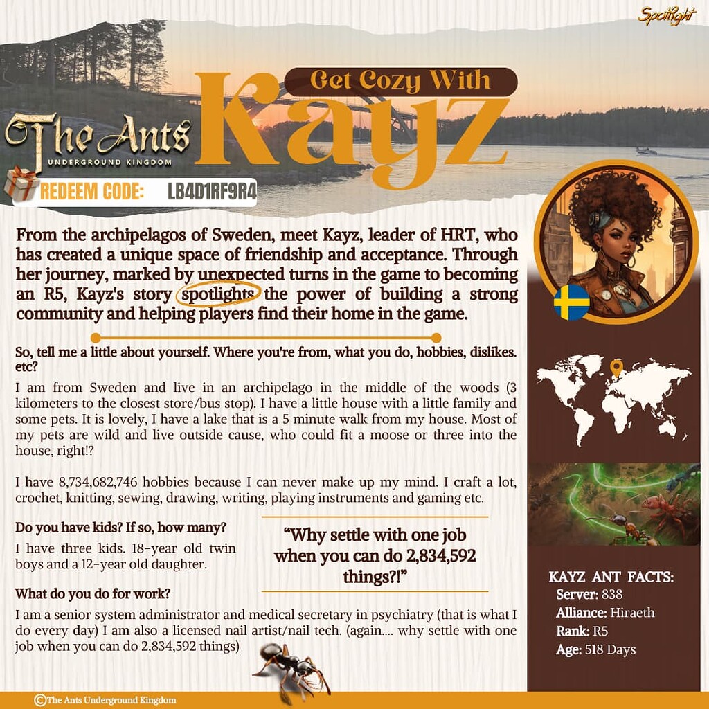 Spotlight Time, today's guest is Kayz from Sweden - News and Events ...