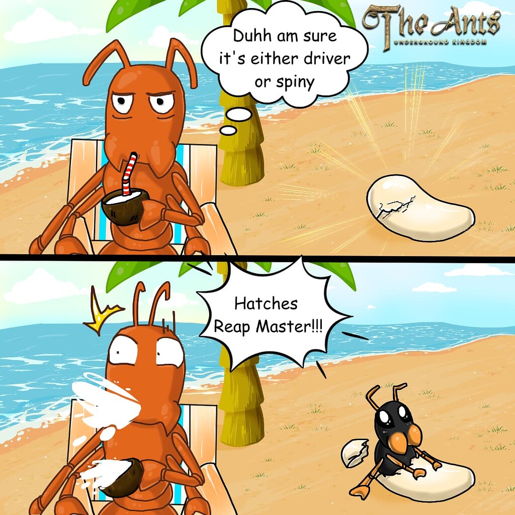 🎯 Is this your reaction to hatching a Reap Master for the first time ...