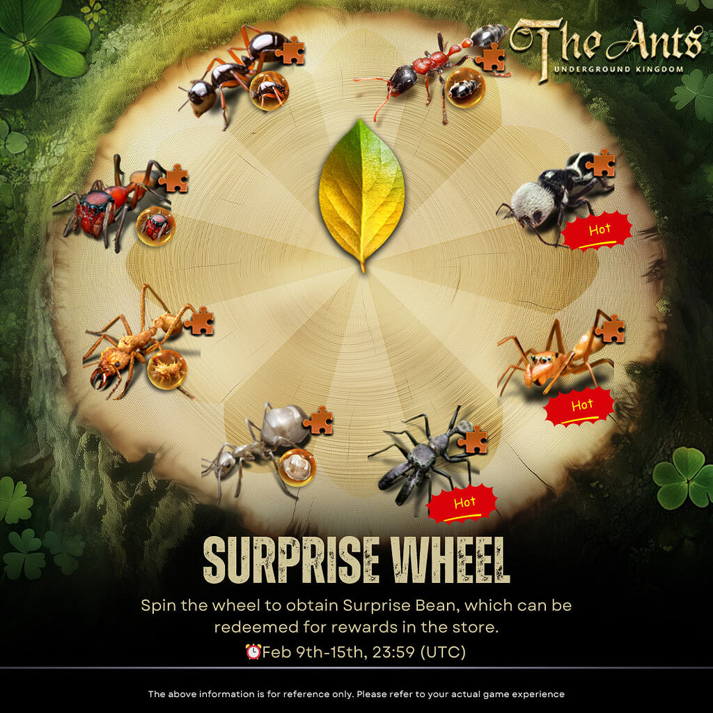 The Surprise Wheel is open for a limited time! (February 09, 2026 ...