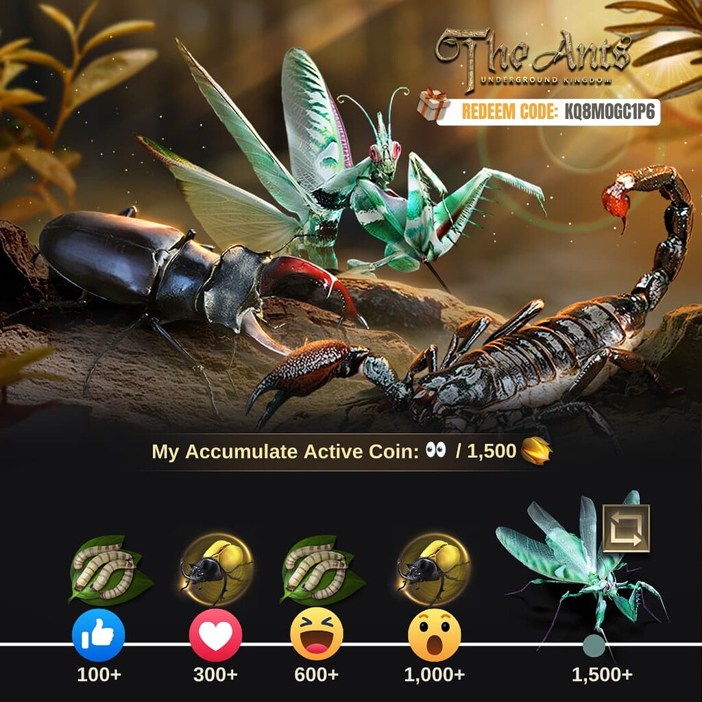 How far are you from the final reward? (April 9, 2024) - Events - The Ants: Underground Kingdom