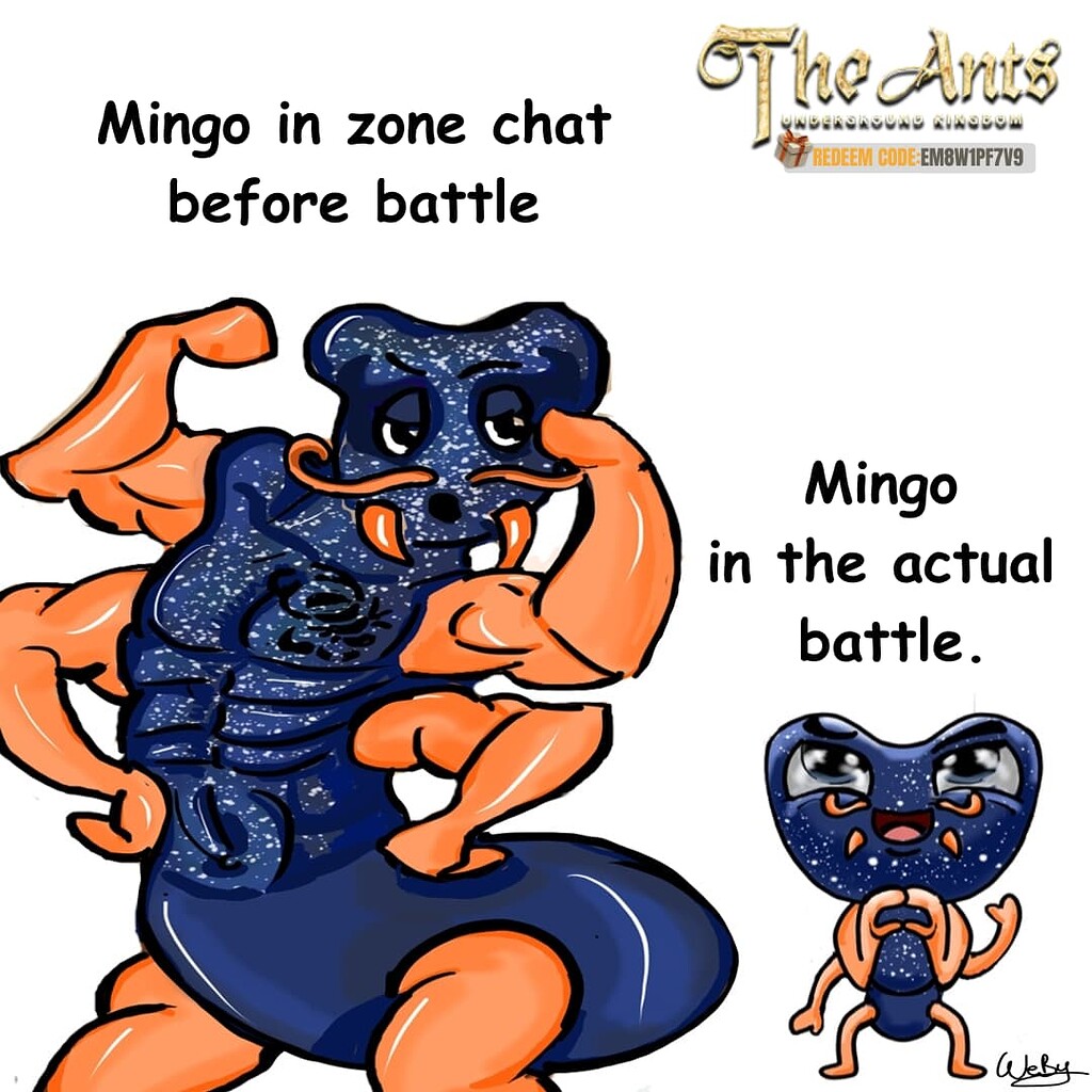 Do you have someone like Mingo in your server🙉? - Events - The Ants ...