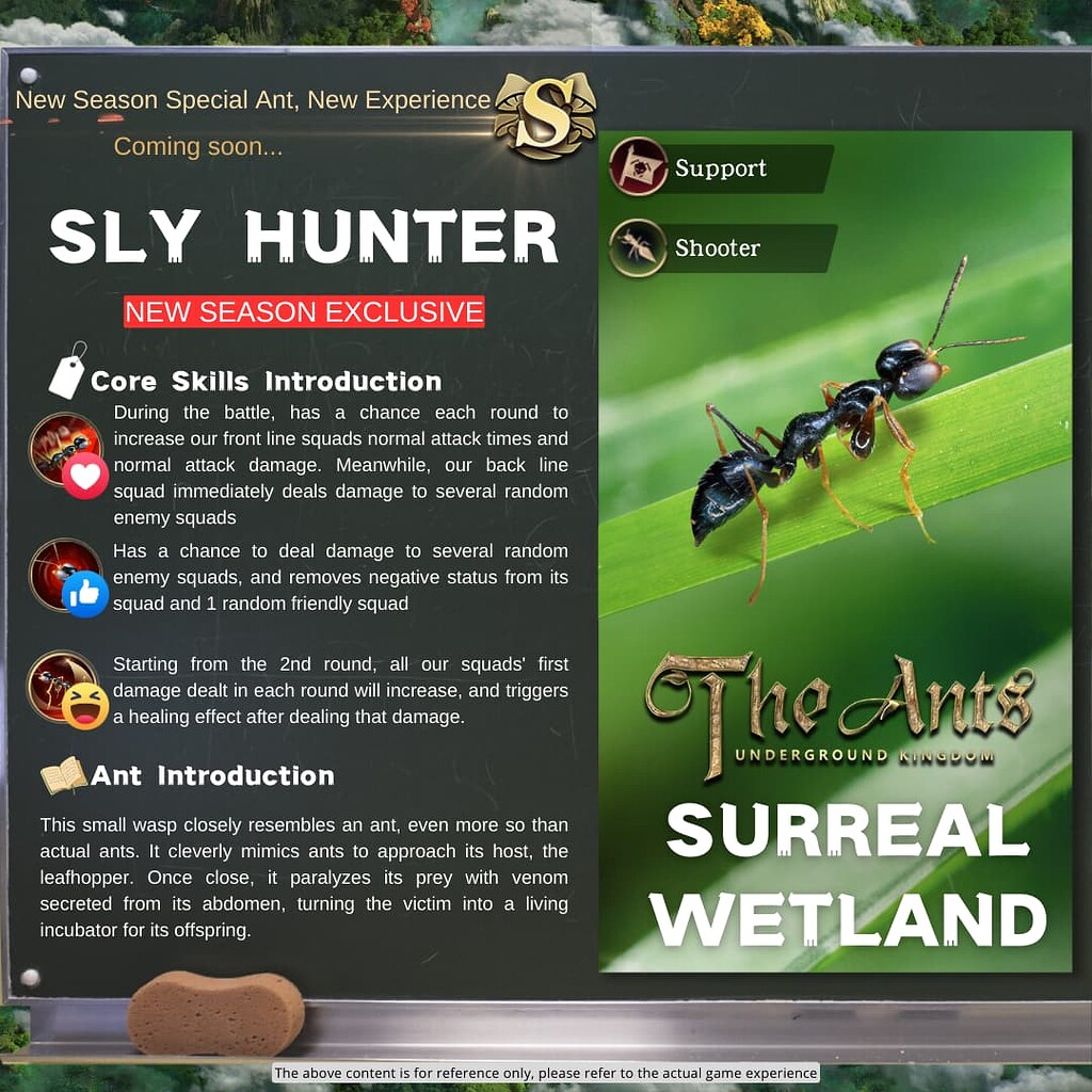 The Great Exploration of Surreal Wetland: Part 16-Sly Hunter - Events - The Ants: Underground ...